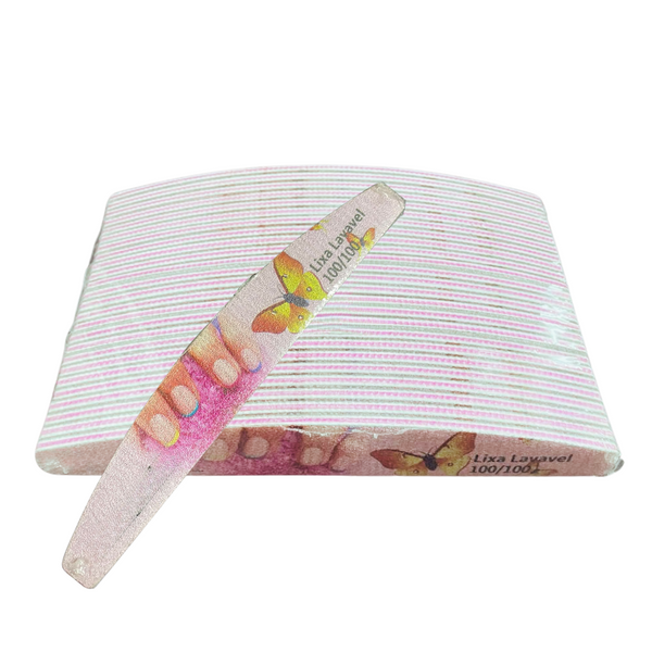 Lima Para Uñas Lavable Diferentes Granos Paquete 25 Pzas Manicure y ...