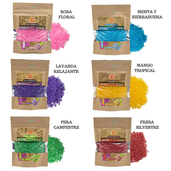 Sales Minerales Mc Spa Rosa Floral 300g | lideres en productos para uñas